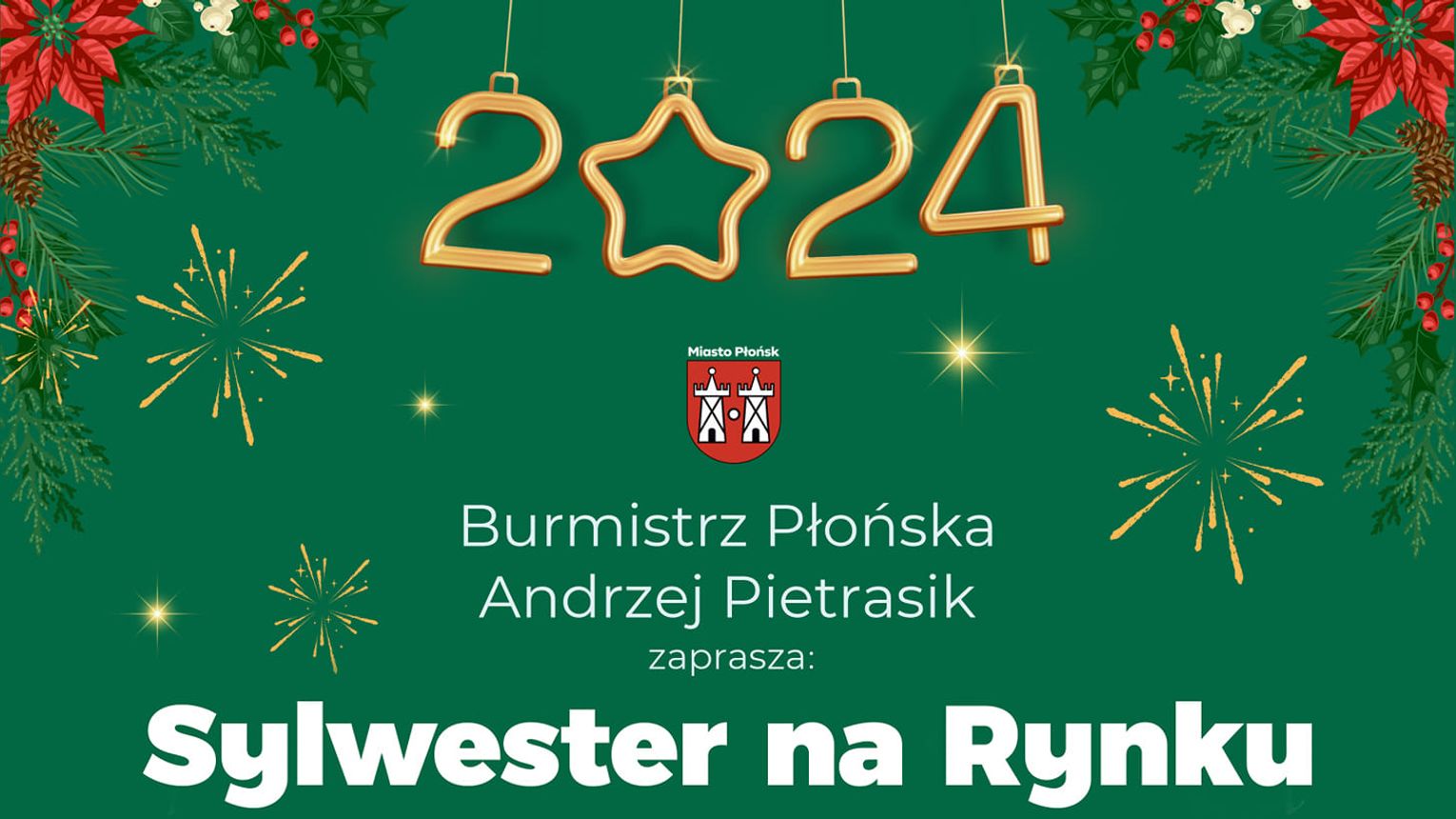 Będzie zabawa w rynku. Miejski sylwester w Płońsku w nowej odsłonie